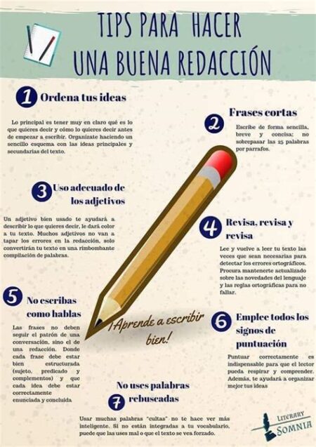 7 tips para hacer una buena redacción - Sujeto