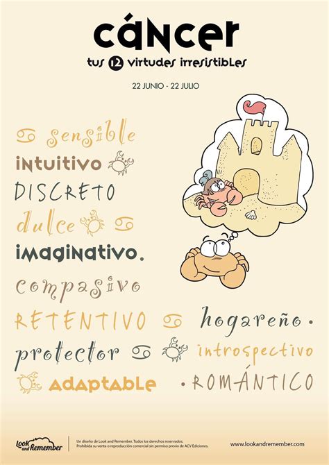 Caracteristicas del signo cancer - Sujeto