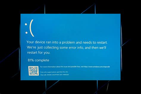 Error kmode exception not handled - Sujeto
