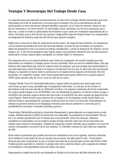 Ventajas y desventajas del trabajo individual en el entorno laboral - Sujeto